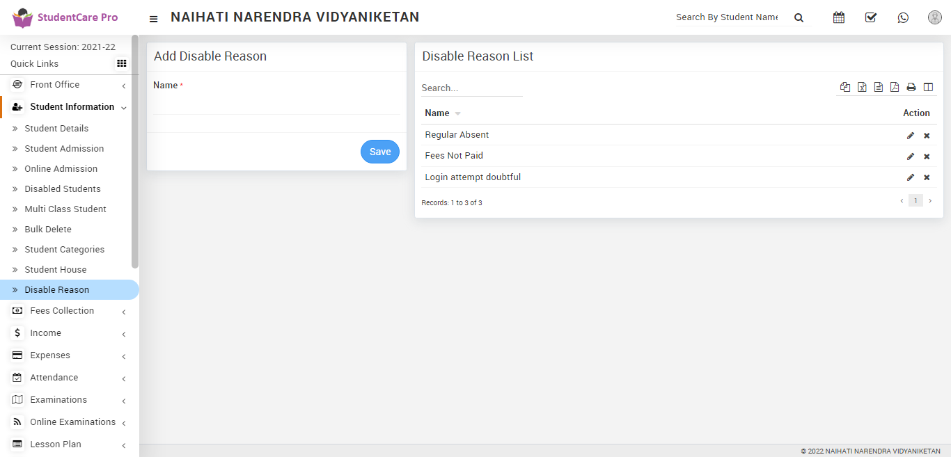 StudentCare Pro - Documentation